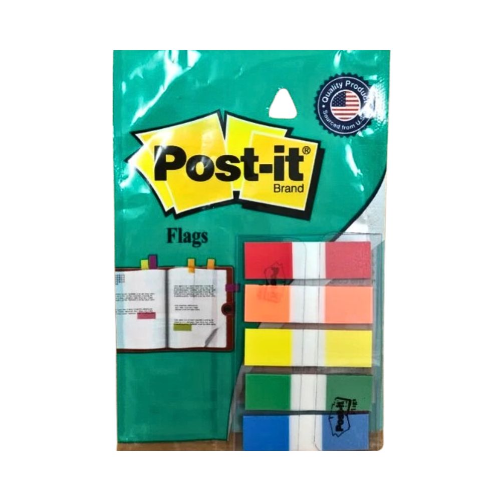3M, Flags - POST IT | 60 Sheets | Set of 5. – OXFORD stationers