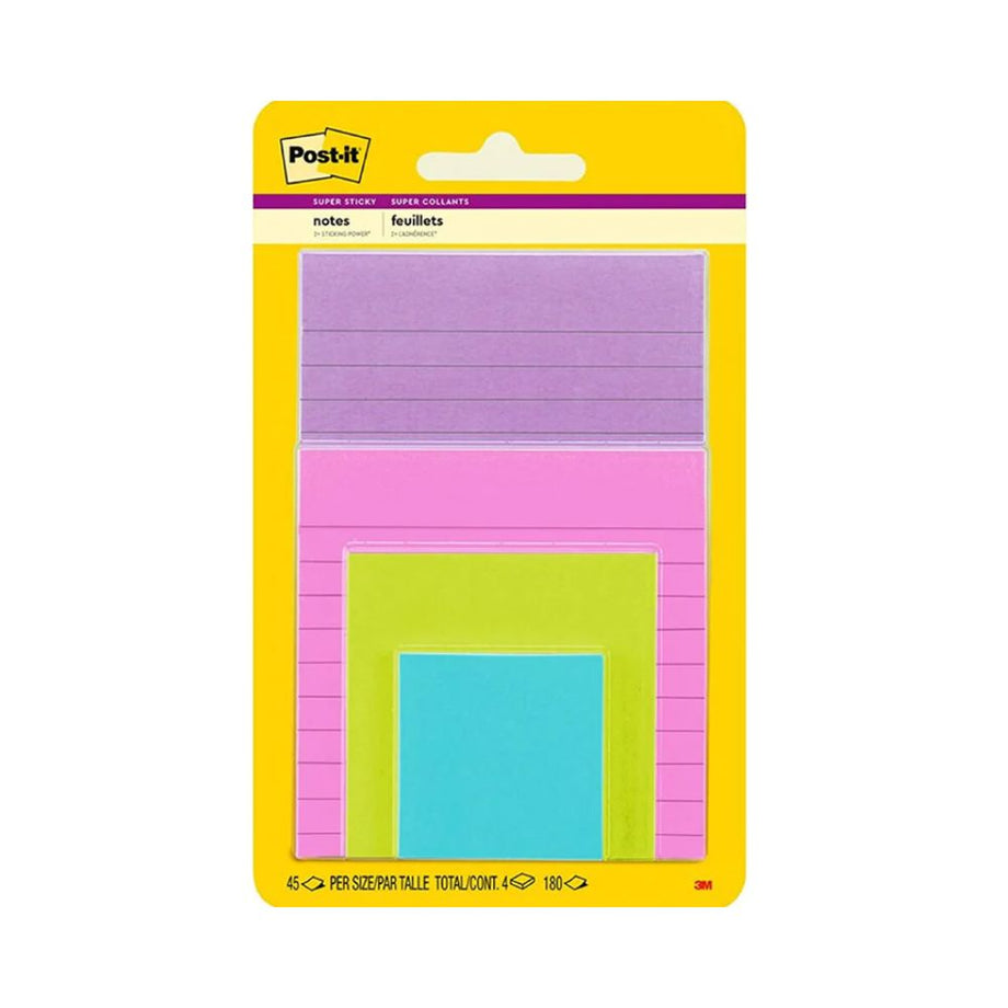 3M, Sticky Notes - POST IT | Multi Size | Set of 4. – OXFORD stationers
