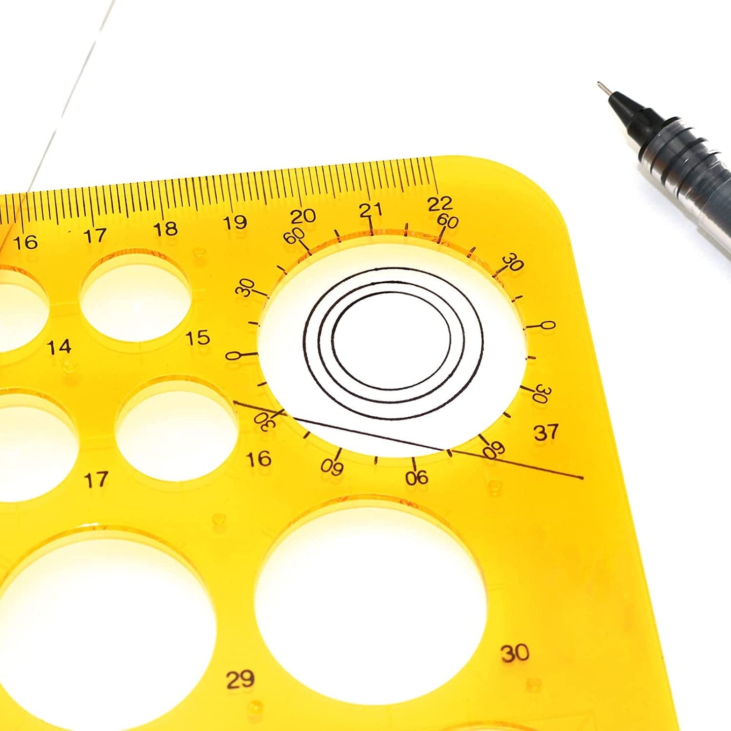LINOGRAPH, Stencil - 36 CIRCLES TEMPLATE. – OXFORD stationers