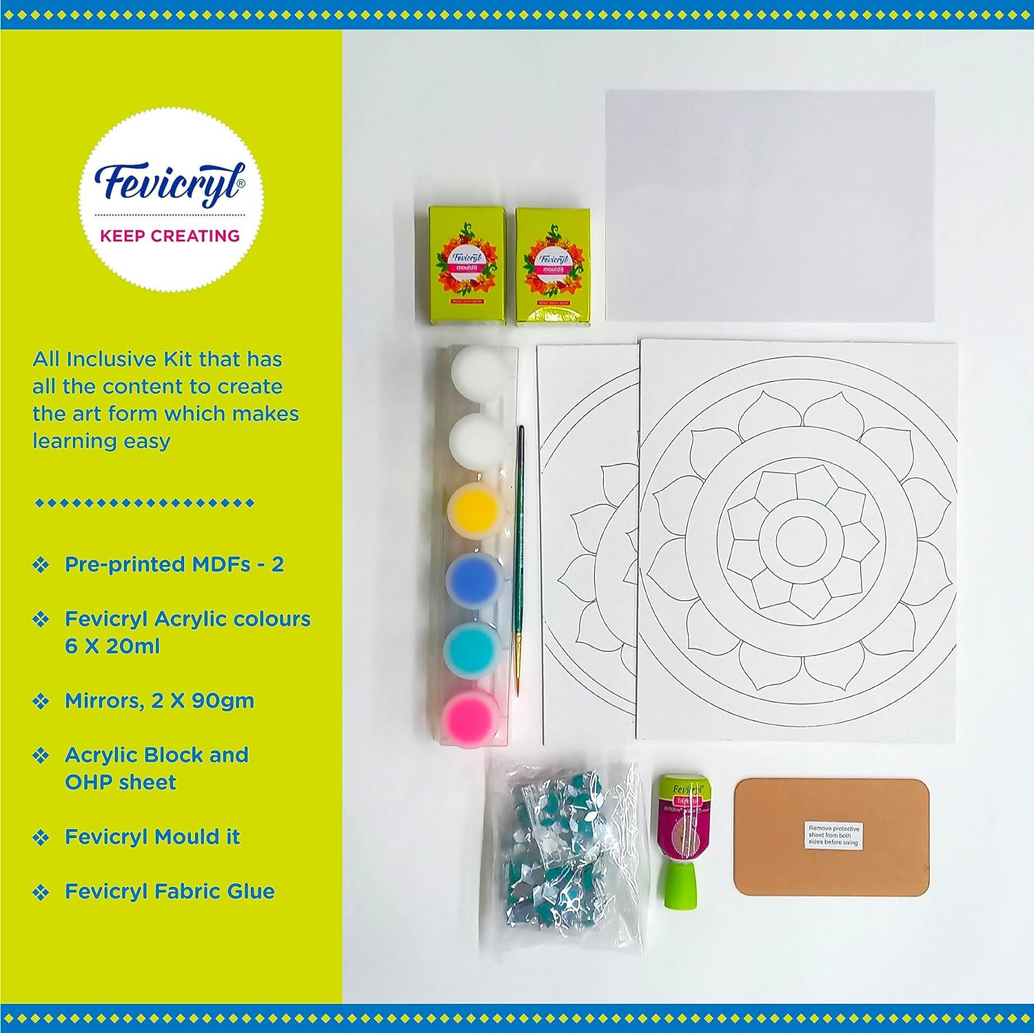 PIDILITE, Lippan Art Kit - FEVICRYL. – OXFORD stationers
