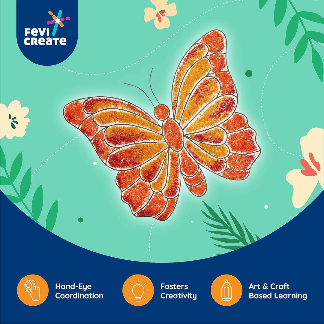 PIDILITE, Art Kit - FEVICREATE | Sand Art Butterflies. – OXFORD stationers