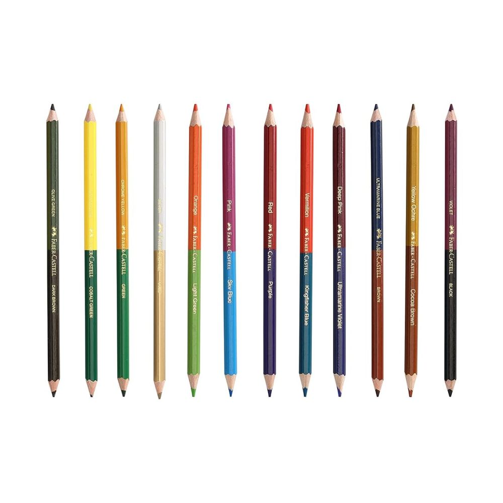 FABER CASTELL - Bi-Colour Pencil – OXFORD stationers