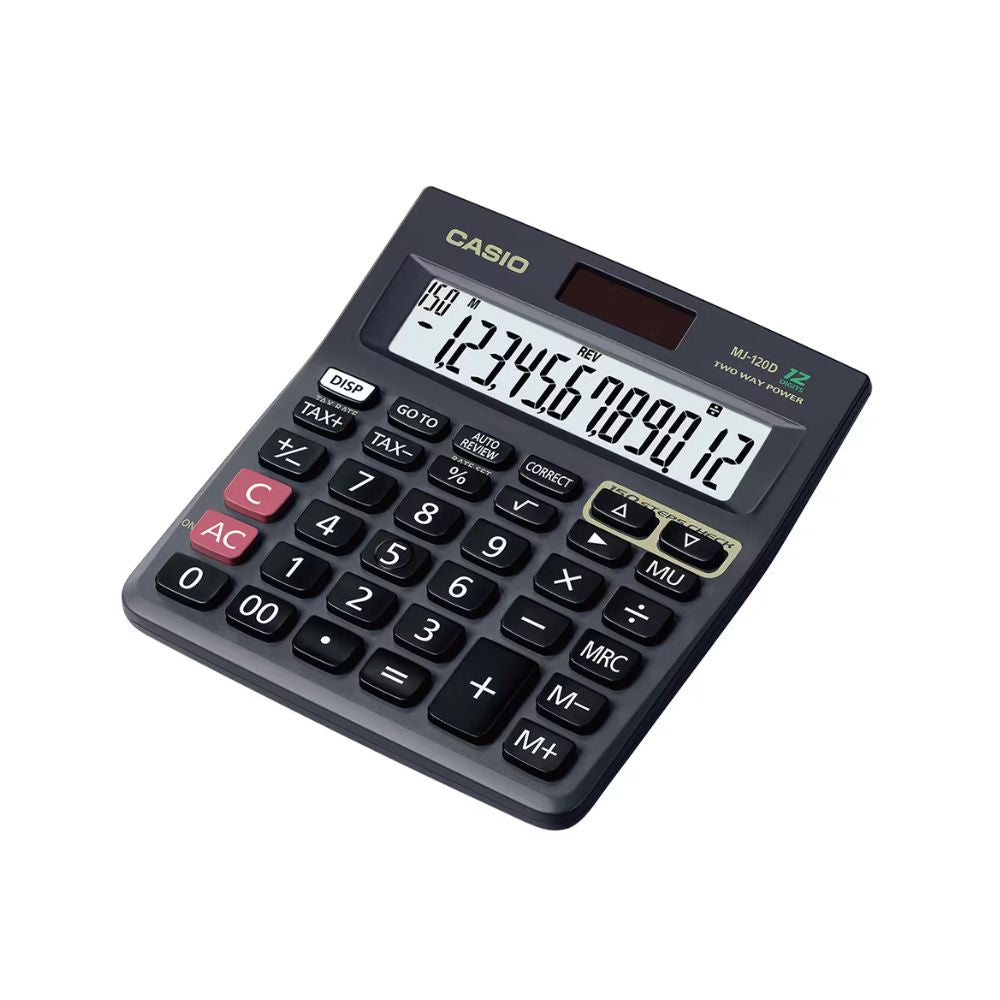 CASIO, Calculator - CHECK & CORRECT | 12 Digits | 150 Steps Check | MJ ...