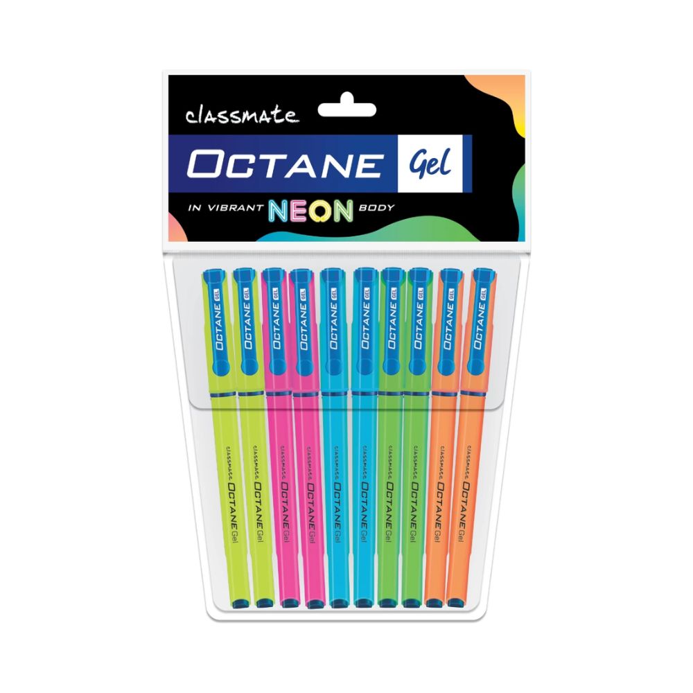 CLASSMATE, Gel Pen - Octane Neon Body | Set of 10. – OXFORD stationers