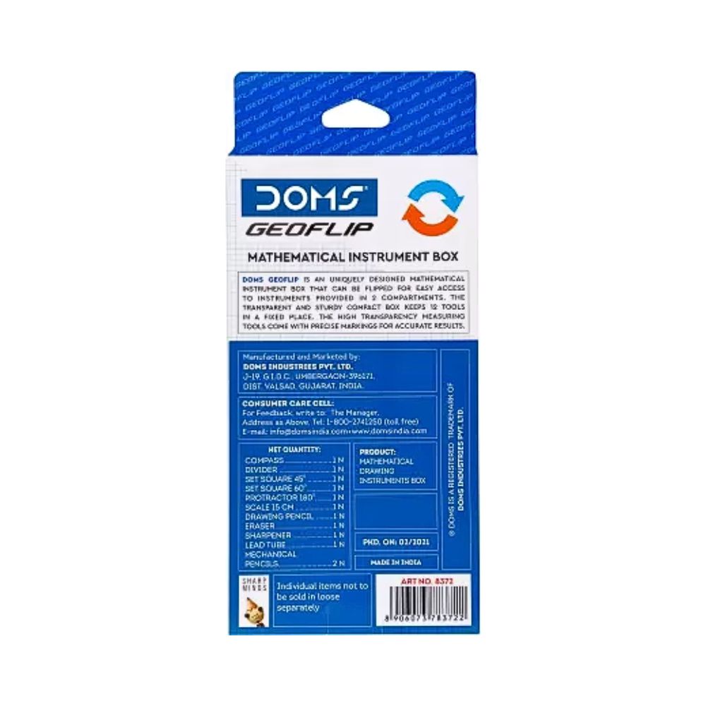 DOMS, Mathematical Instrument Box - GEOFLIP. – OXFORD stationers