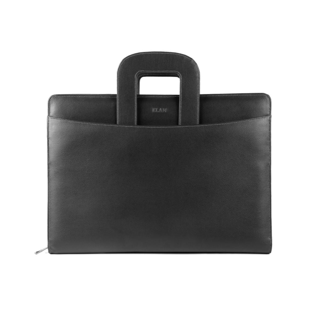 ELAN, Zip Around Folder With Handle | BLACK | A4. – OXFORD stationers