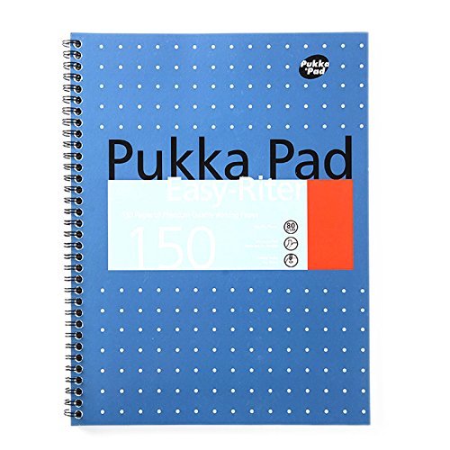 PUKKA PAD, Notebook - Easy Riter | Spiral | A4+ | 150 Pages | 80 gsm ...