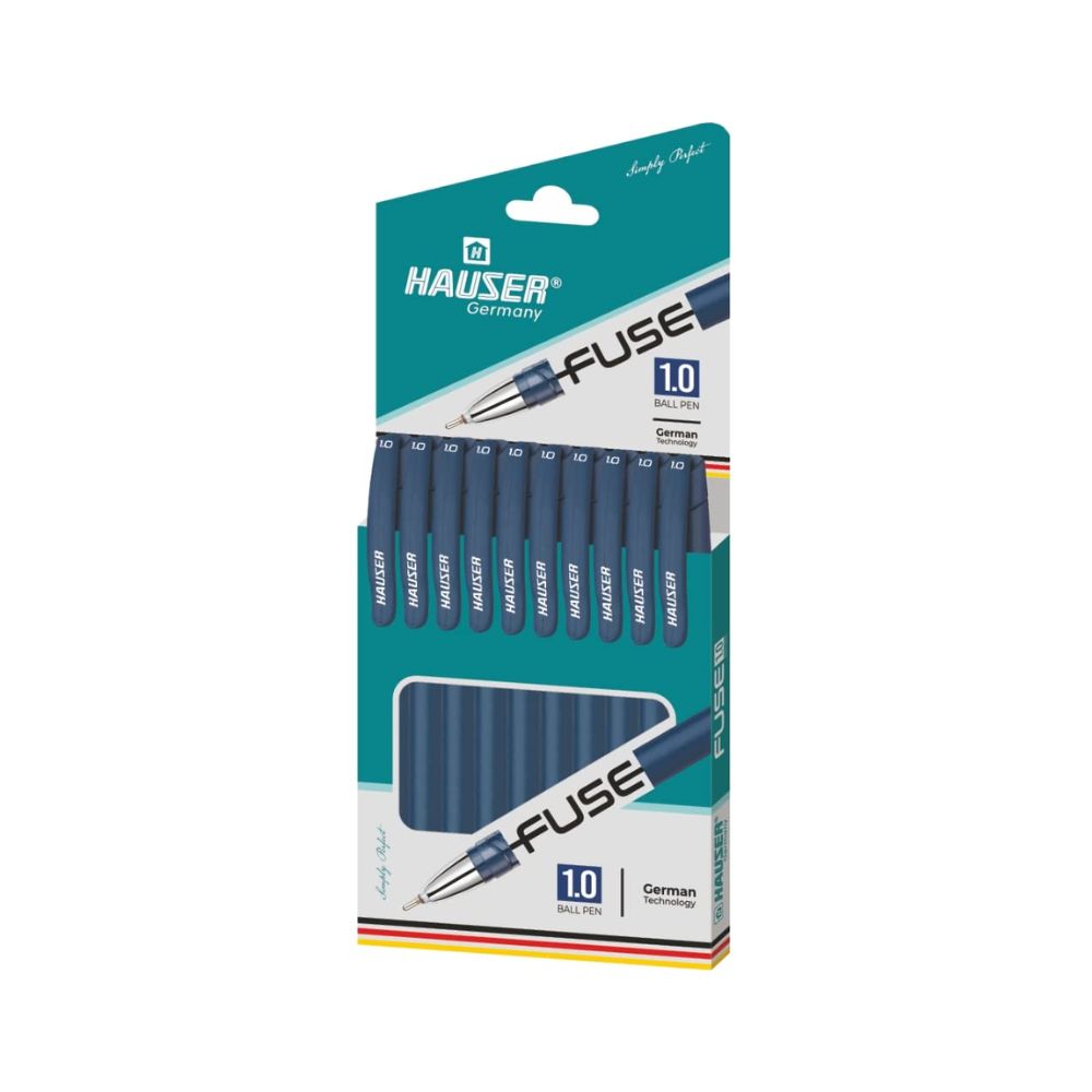 HAUSER, Ballpoint Pen - Fuse | 1.0 mm | Pack of 10. – OXFORD stationers