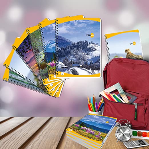 YOUVA, Notebook - Spiral Jumbo | Single Line | 200 Pages. – OXFORD ...