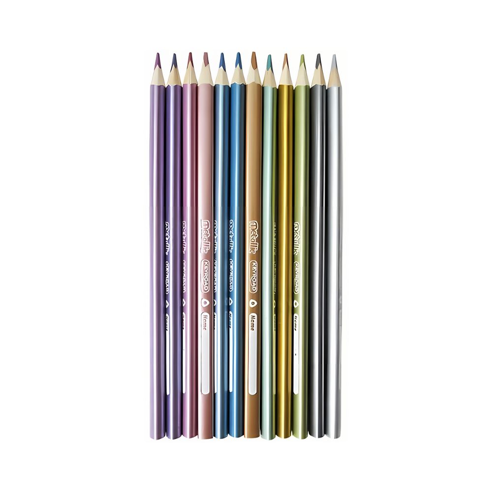 KEYROAD, Colour Pencil - Metallic | Set of 12. – OXFORD stationers