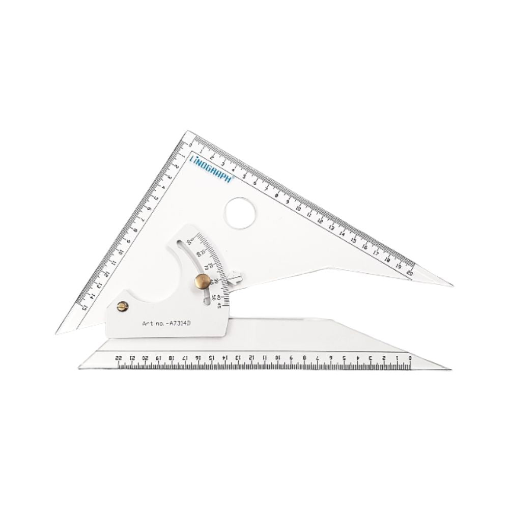 LINOGRAPH, Set Square - ADJUSTABLE. – OXFORD stationers