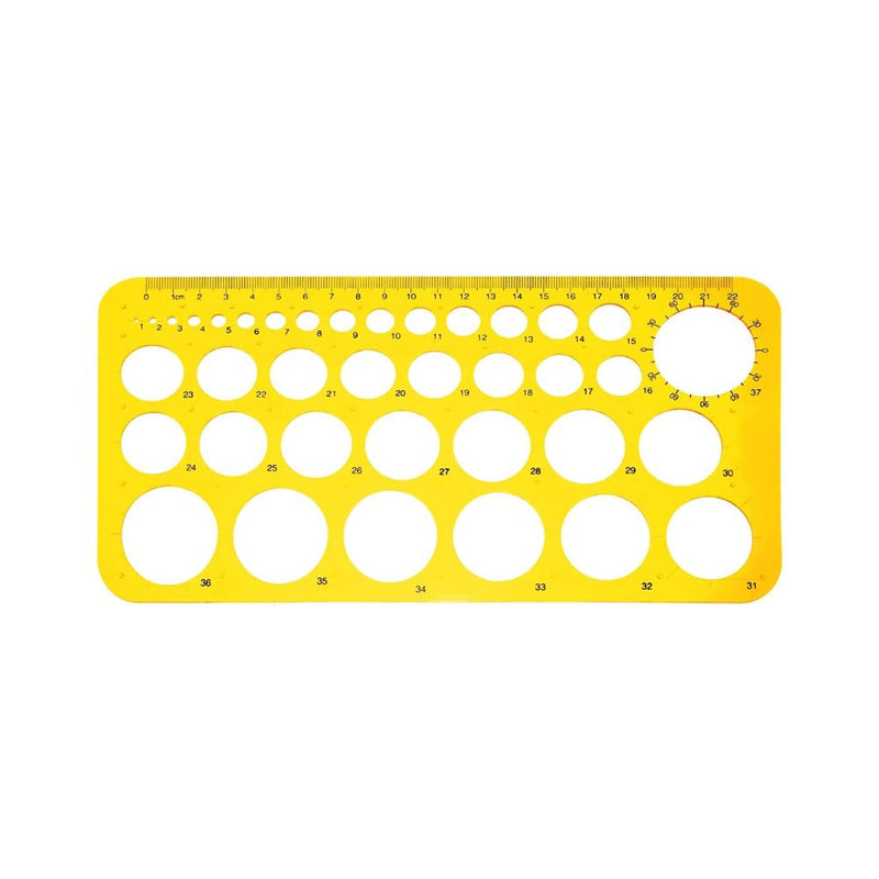 LINOGRAPH, Stencil - 36 CIRCLES TEMPLATE. – OXFORD stationers