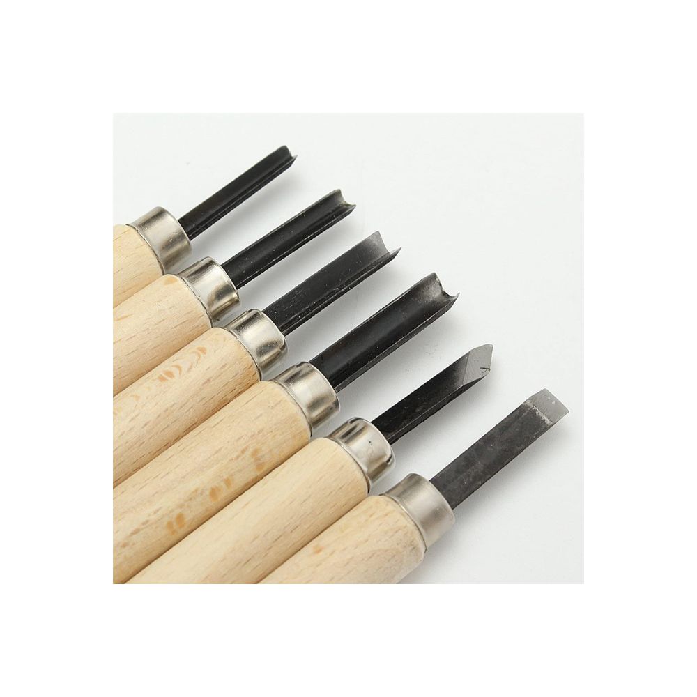 LINOGRAPH, Woodful Knife - WOOD CARVING TOOL | Set of 6. – OXFORD ...