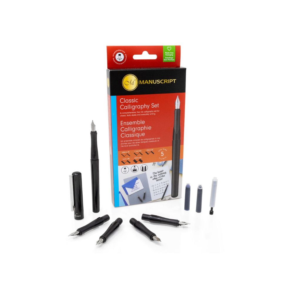 MANUSCRIPT, Fountain Pen - Classic Calligraphy Set. – OXFORD stationers