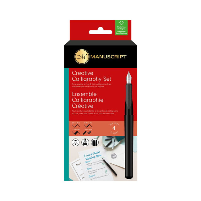 MANUSCRIPT, Fountain Pen - Creative Calligraphy Set. – OXFORD stationers