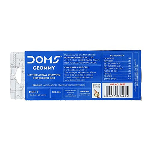 DOMS, Mathematical Instrument Box - GEOMMY. – OXFORD stationers