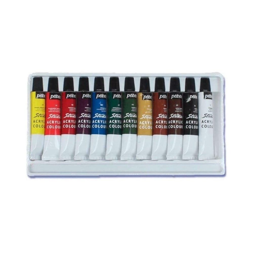 PEBEO, Acrylic Colour - Studio | Set of 12 | 12 ml. – OXFORD stationers