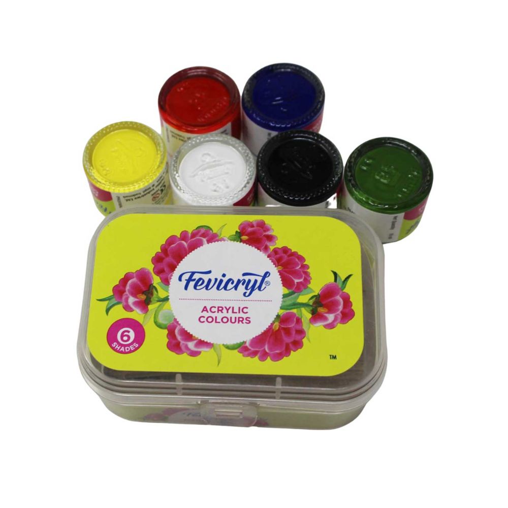 PIDILITE, Acrylic Colour - FEVICRYL | Set of 6. – OXFORD stationers