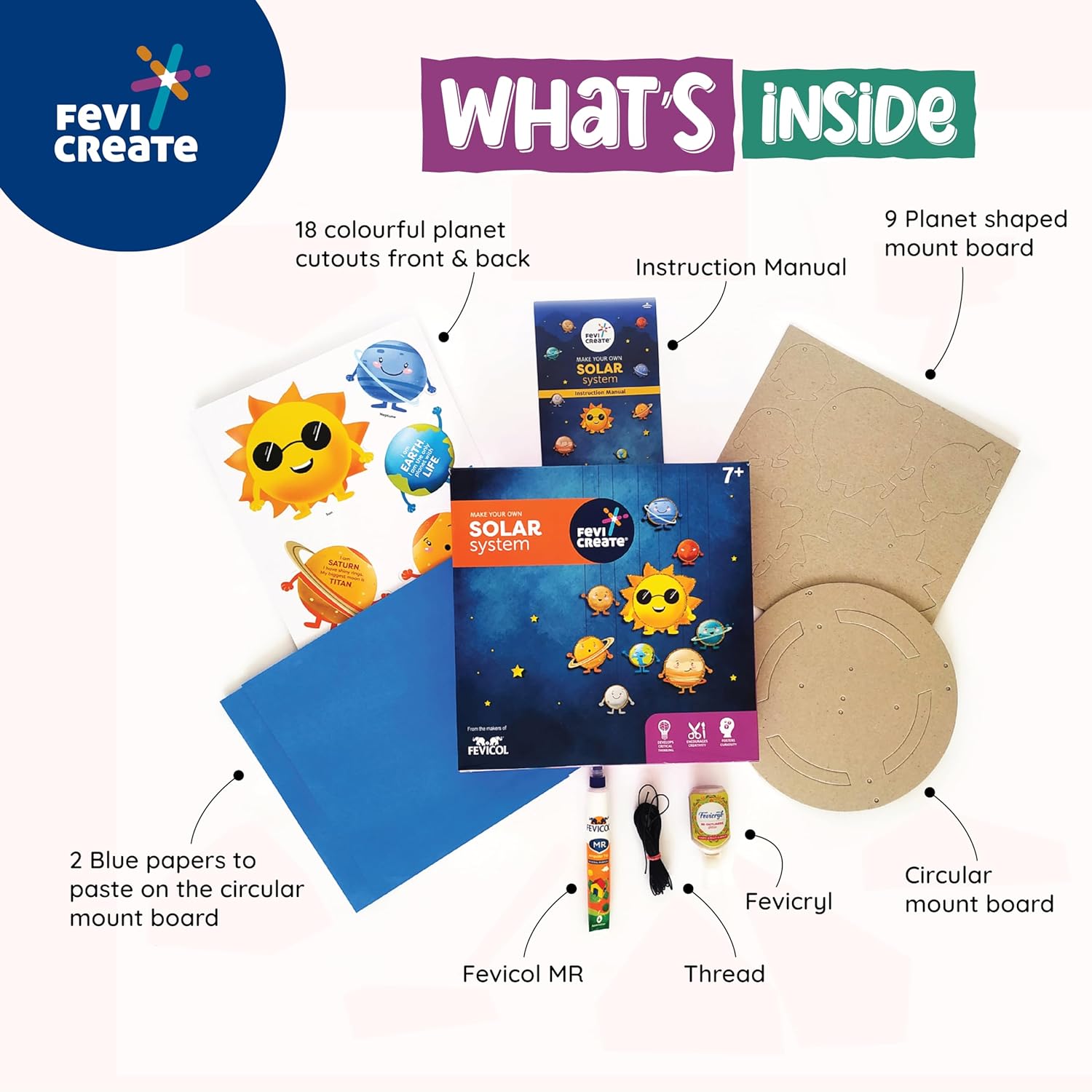 PIDILITE, Art Kit - FEVICREATE | SOLAR SYSTEM. – OXFORD stationers