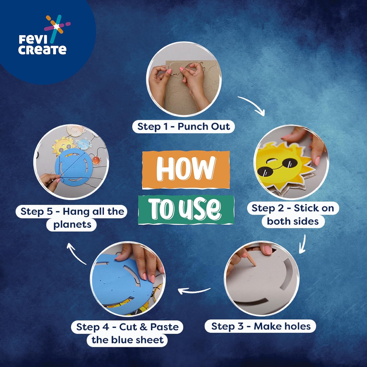 PIDILITE, Art Kit - FEVICREATE | SOLAR SYSTEM. – OXFORD stationers