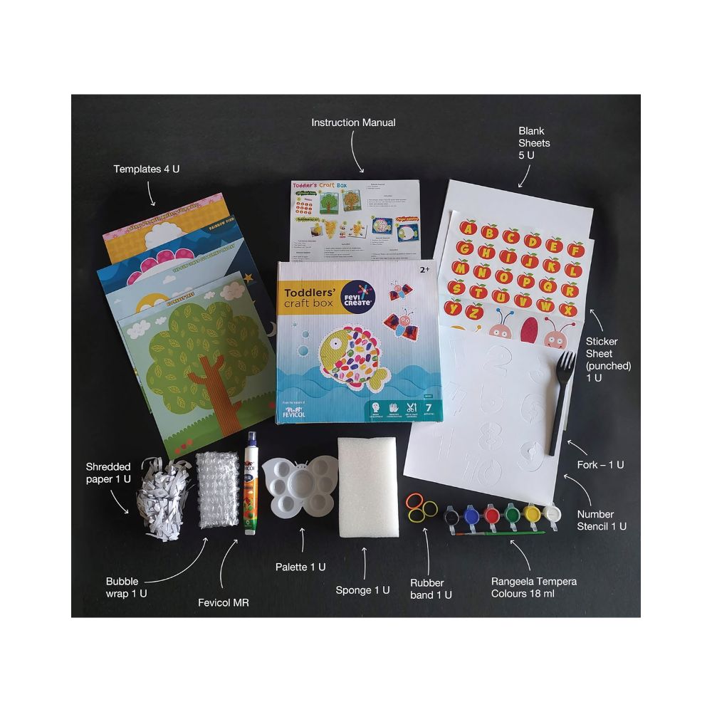 PIDILITE, Art Kit - FEVICREATE | TODDIERS' CRAFT BOX. – OXFORD stationers