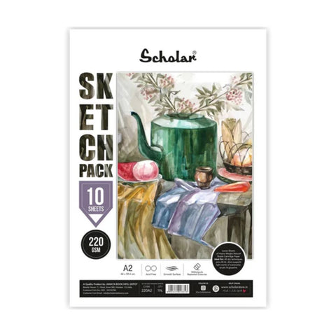 SCHOLAR, Drawing Sheets - Sketch Pack | 10 Sheets | 220 gsm. – OXFORD ...