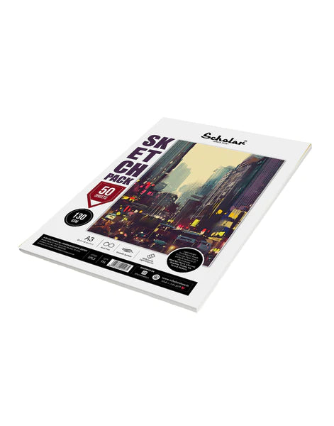 SCHOLAR, Drawing Sheets - Sketch Pack | 50 Sheets | 130 gsm. – OXFORD ...