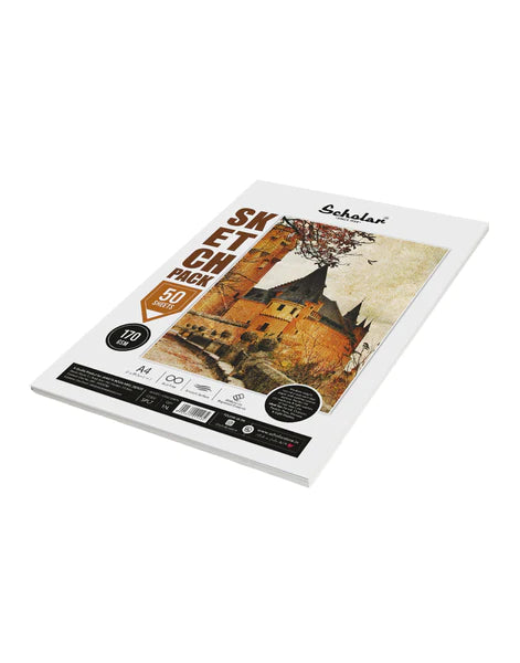 SCHOLAR, Drawing Sheets - Sketch Pack | 50 Sheets | 170 gsm. – OXFORD ...