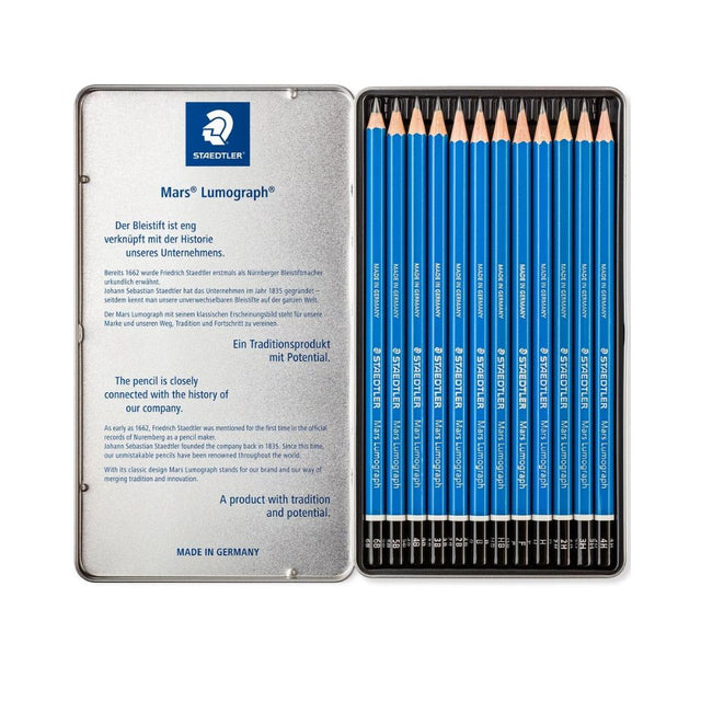 STAEDTLER, Drawing Pencil - MARS LUMOGRAPH | Set of 12. – OXFORD stationers
