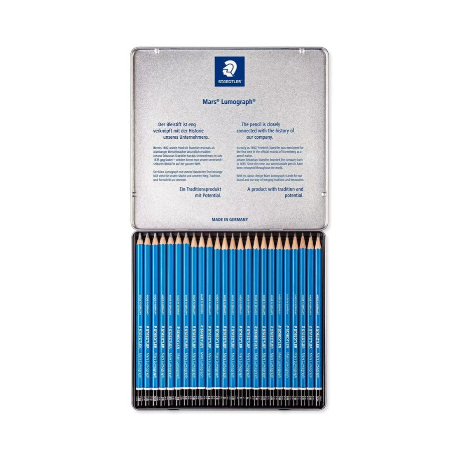 STAEDTLER, Drawing Pencil - MARS LUMOGRAPH | Set of 24. – OXFORD stationers