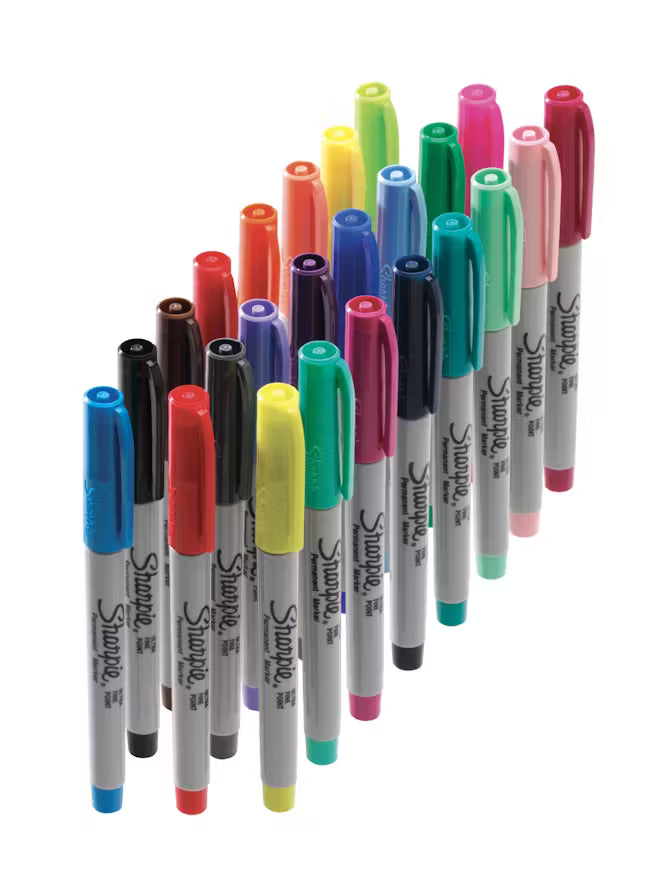 Sharpie Permanent Markers - Ultra Fine Color Burst 24pc – OXFORD stationers