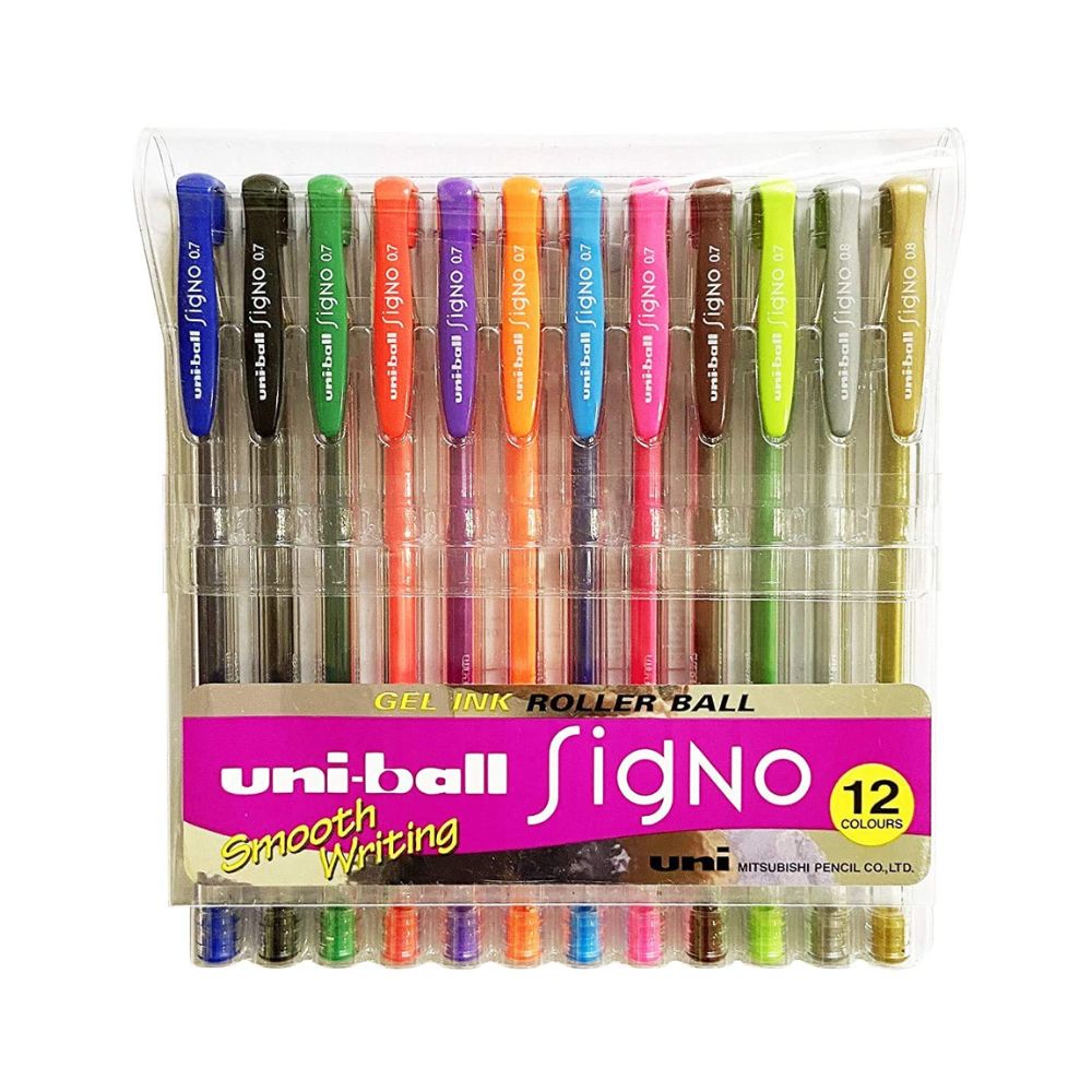 UNIBALL, Gel Pen - SIGNO | Set of 12. – OXFORD stationers