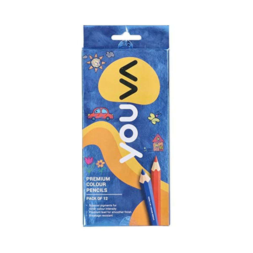 YOUVA, Colour Pencil - Premium | Set of 12. – OXFORD stationers