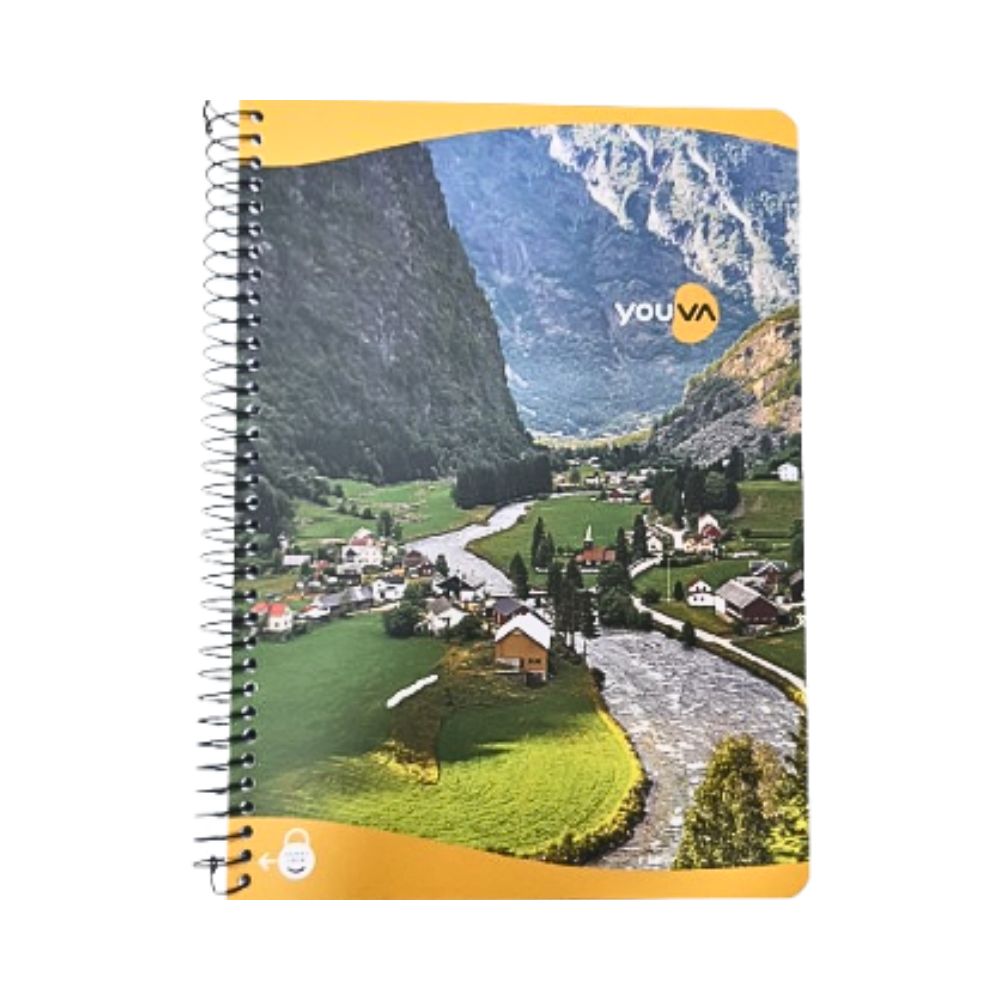 YOUVA, Notebook - Spiral | A4 | Plain | 400 Pages. – OXFORD stationers