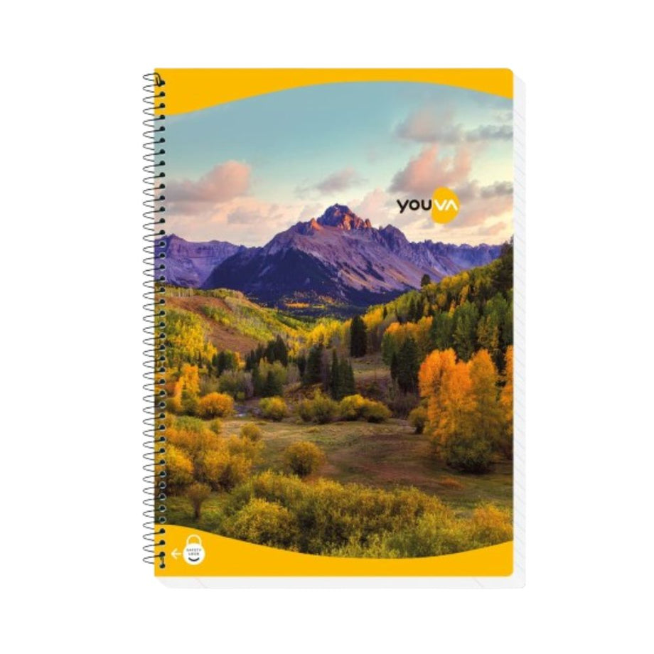 YOUVA, Notebook - Spiral | A4 | Single Line | 140 Pages. – OXFORD ...