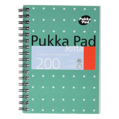 PUKKA PAD, Notebook - Jotta | Spiral | A4+ | 200 Pages | 80 gsm ...