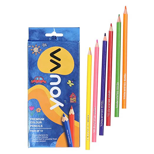 YOUVA, Colour Pencil - Premium | Set of 12. – OXFORD stationers